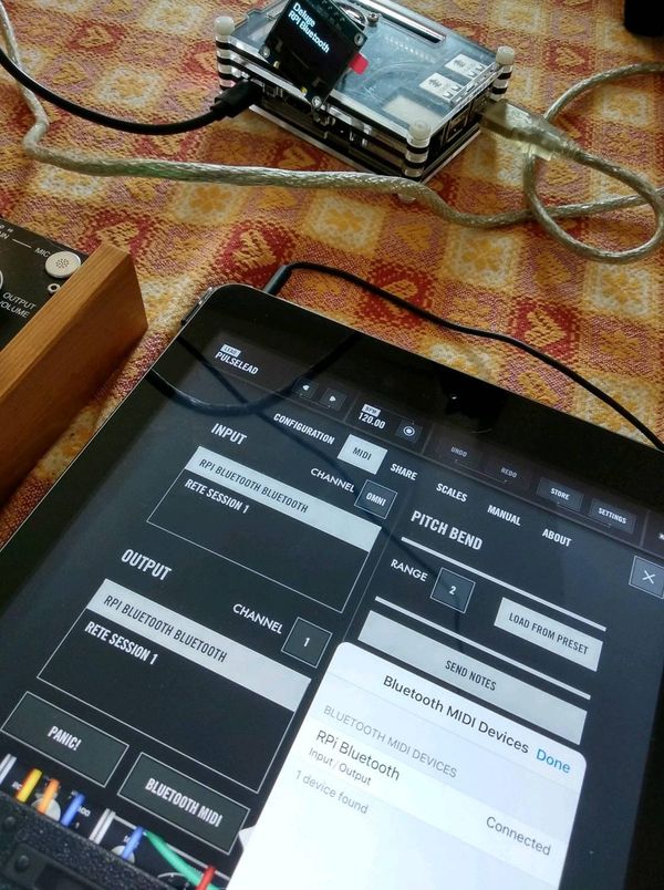 RASPBERRY PI AS USB/BLUETOOTH MIDI HOST